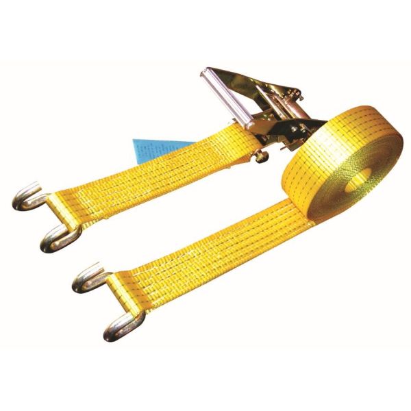 Quality Open Hook Over The Wheel Tie Down Straps , Commercial Tie Down Straps 2500 DN LC for sale