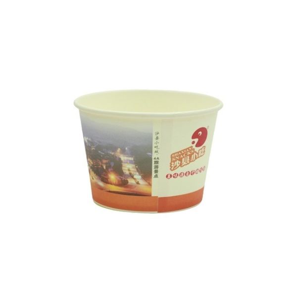 Quality Compostable Paper Soup Cup Freezer Safe With PLA Lined ISO9001 for sale