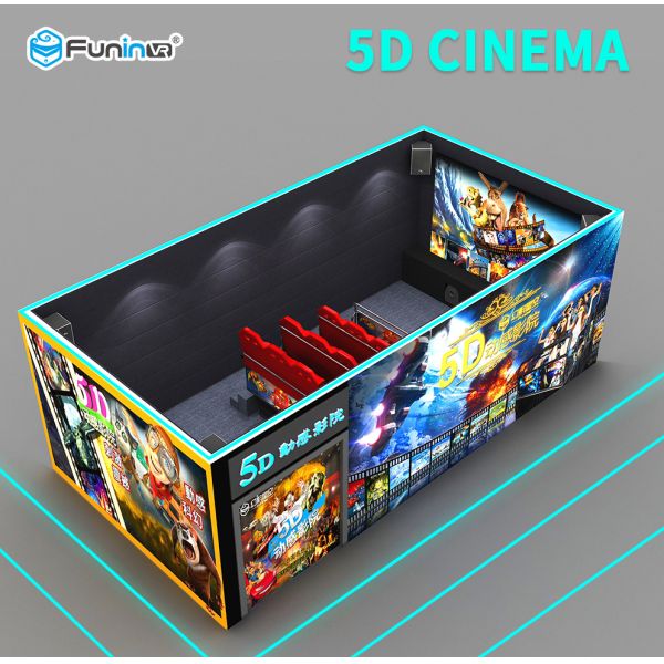 Quality Entertaining Mobile 5D Truck 7D Cinema Equipment Customized Projection Screen for sale