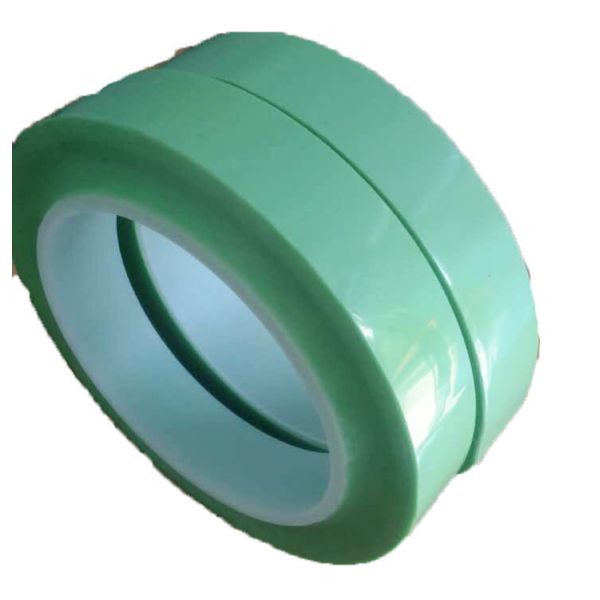 Quality High Heat Resistant  Release Film Splicing Tape Light Green Color 50mmX50m for sale