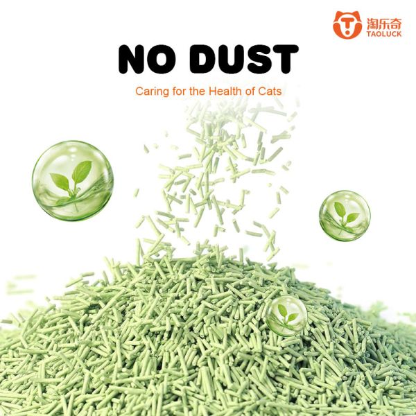 Quality Biodegradable Low Dust Fast Clumping Tofu Cat Litter Sand with Customizable for sale