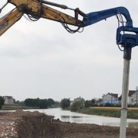 Quality Hydraulic Sheet Pile Driver: Eco-Friendly Operation & High-Efficiency Piling for sale