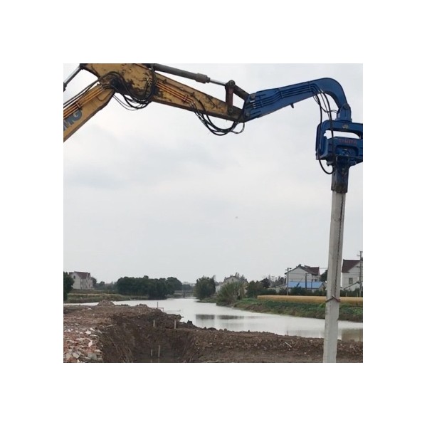 Quality Hydraulic Sheet Pile Driver: Eco-Friendly Operation & High-Efficiency Piling for sale