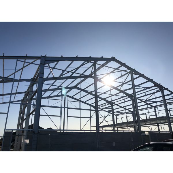 Quality 50 Years Life Time Carbon Structural Steel Structure Warehouse Wind Snow for sale