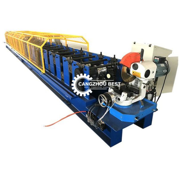 Quality PLC Control Cold Roll Forming Machine For Square & Round Downspout Drain Pipe for sale