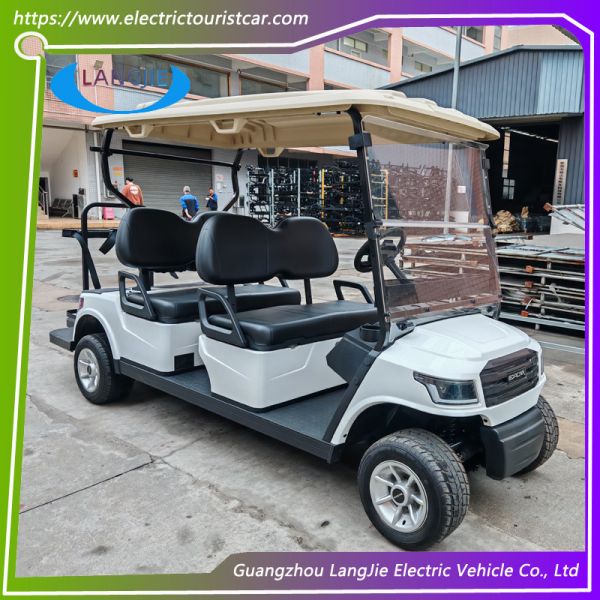 Quality 48 Volt Club Car Four Seater Electric Car AC Controller Electric Golf Club Cart For Hotel for sale