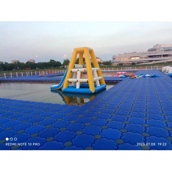 Quality Cube Type PE Pontoon / Plastic Floating Pontoon For Bridge for sale