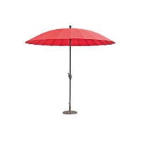 Quality Fiberglass Steel Outdoor Sun Umbrella Multicolor For Garden Table for sale