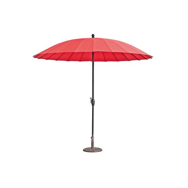 Quality Fiberglass Steel Outdoor Sun Umbrella Multicolor For Garden Table for sale