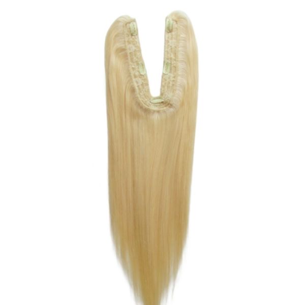 Quality Blonde Straight Texture U Part Closure US Topper for Hair Extensions for sale