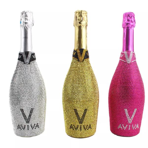 Quality Decal Surface Handling 750ml Glass Bottle for Champagne and Rum in Custom Color for sale
