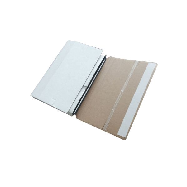 Quality Books Packaging Mailer with E Flute Board Recyclable Cross Kraft Corrugated for sale