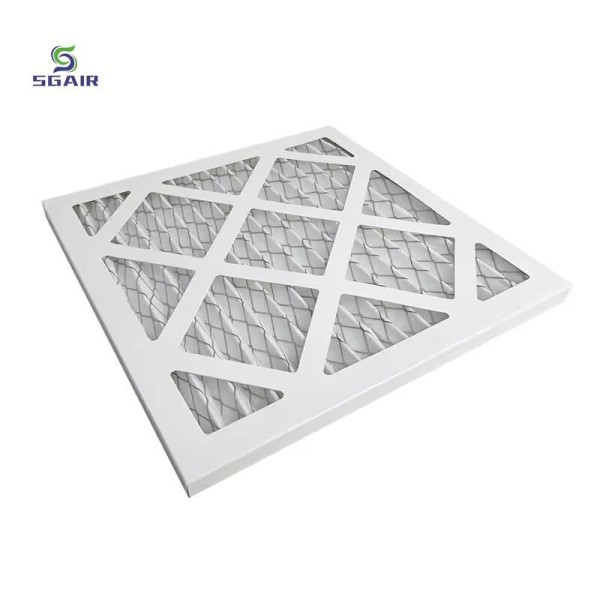 Quality MERV 11 13 Cardboard Frame Pleated AC Furnace Air Filter Customized For HVAC Systems for sale