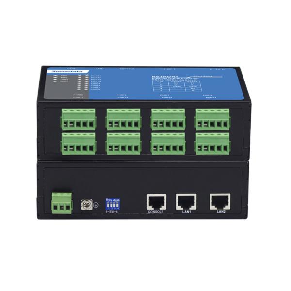 Quality Desktop Mounting 2 Port Serial Server , Ethernet To Serial Server Aluminum Alloy for sale
