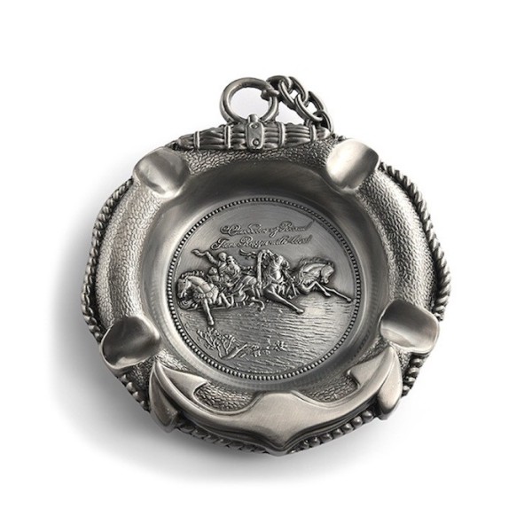 Quality SGS Home Die casting Aluminum Cigar Ashtray / Vintage Metal Ashtray for sale