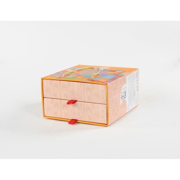 Quality Double Layer Cardboard Drawer Storage Box CMYK / Pantone Printing for sale