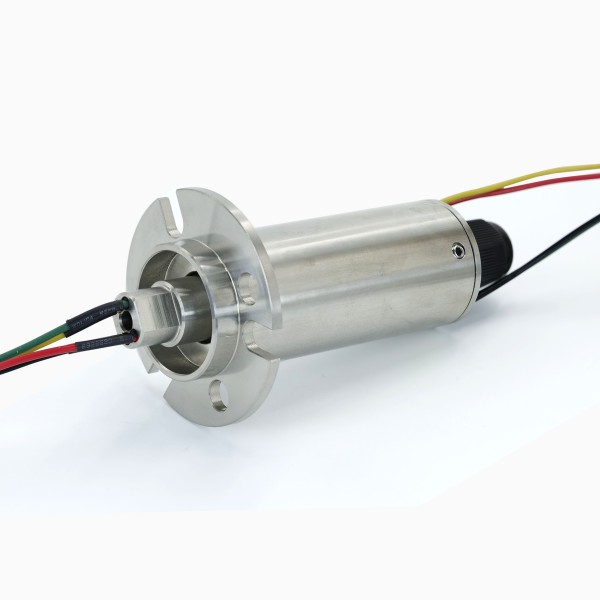 Quality IP65 Stainless Steel 1-channel Fiber Optic Rotary Joint (FORJ) with SM/MM 9/125μm Fiber for sale