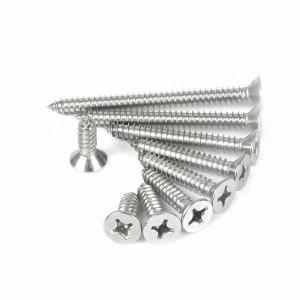 Quality High Quality Stainless Steel 304 316 Cross Countersunk Head Wood Screw for sale