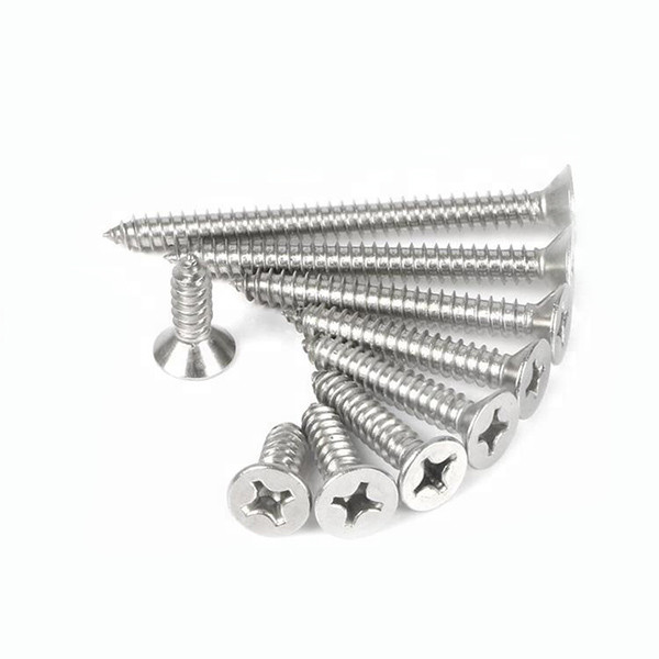 Quality High Quality Stainless Steel 304 316 Cross Countersunk Head Wood Screw for sale
