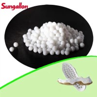 Quality 90A White Opaque TPE TPR Material Eco Friendly Customizable For Shoes for sale