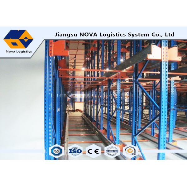 Quality Remote Control Shelves Radio Shuttle Storage , Shuttle Warehouse Drive In Racking for sale