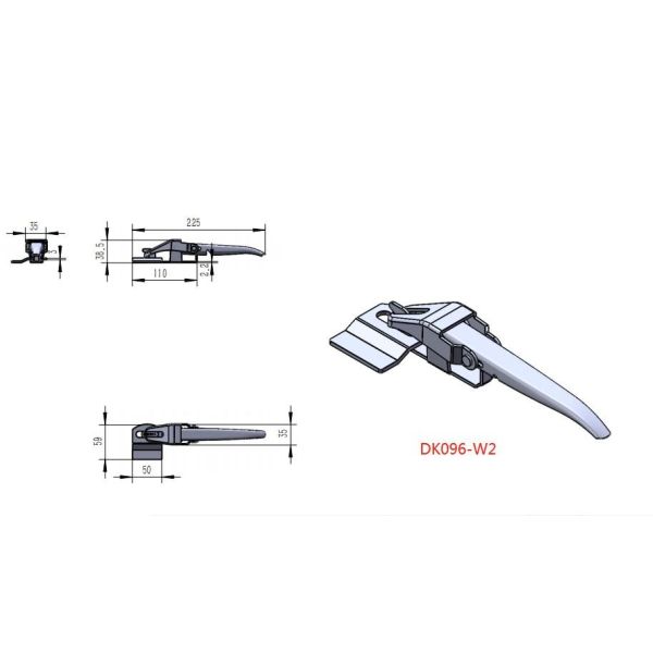 Quality Rustproof Zinc Plated Heavy Duty Toggle Latch Stainless Steel 304 for sale