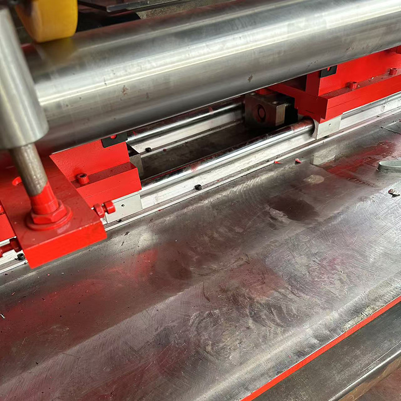 High-speed cable tray rollformer machine in operation