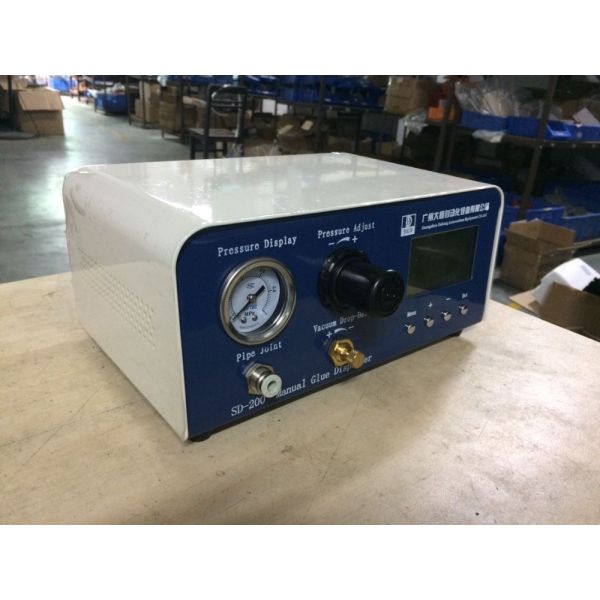 Quality High Viscosity Adhesive Dispensing Machine in Polywood Case Packaging with LCD for sale