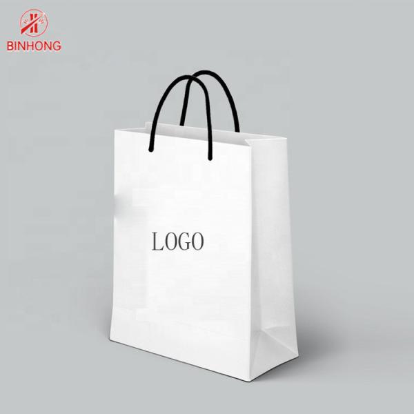 Quality Oil Proof Coated Paper 80gms Twisted Handle Bags for sale