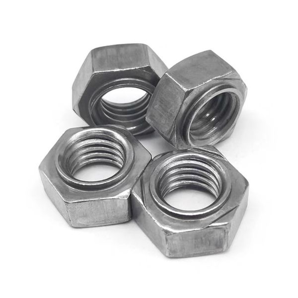 Quality DIN439 SS304 Stainless Steel A2 Chamfered M20 Hex Thin Nut for sale