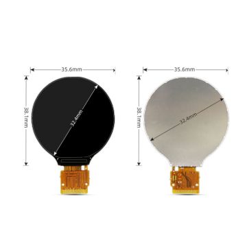 Quality Round 1.28 Inch SPI LCD Display 240*240 Gc9a01 Display Screen Without Touch for sale