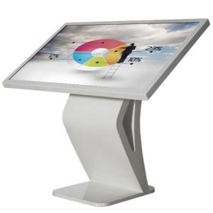 Quality Scratchproof 43 Inch Floor Self Service Touch Screen Kiosk for sale