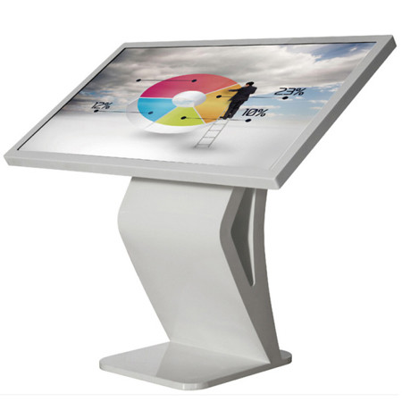 Quality Scratchproof 43 Inch Floor Self Service Touch Screen Kiosk for sale