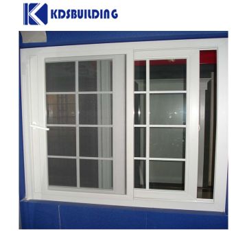 Quality KDSBuilding Plastic Windows Pvc Sample Design Double Glaze Upvc Slide Window for sale
