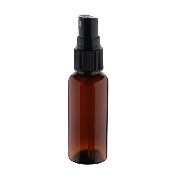 Quality Customizable Cosmetic Spray Bottle 60ml 2oz Amber Plastic Spray Bottle for sale
