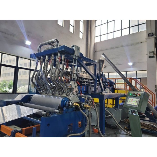 Quality PP CPP CPE Cast Film Extrusion Production Line PLC Intelligent Control for sale