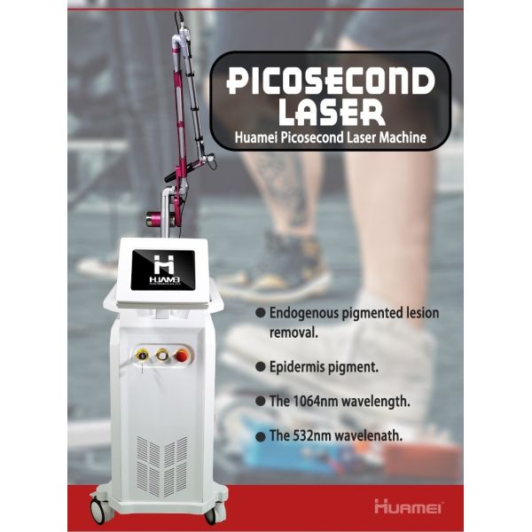 Quality Cooling System Closed-Off Water Circulation AI Pico Second Laser Tattoo Removal for sale