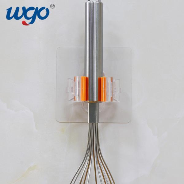 Quality Self Adhesive Mounting Mop Gripper , Broom Mop Holder Wall Mounted for sale