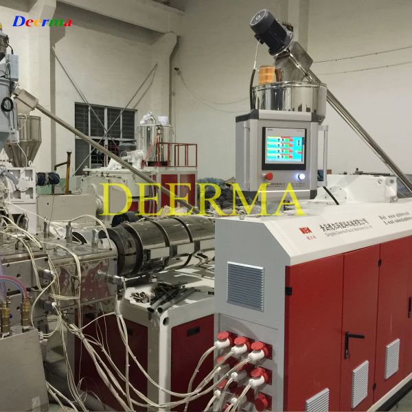 Quality Inverter ABB Frequency Controller PVC Twin Wall Hollow Roof Machine for for sale