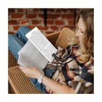 Quality 3-in-1 Handheld Magnifier with 240x170mm Lens and Flexible Silicone for Reading for sale