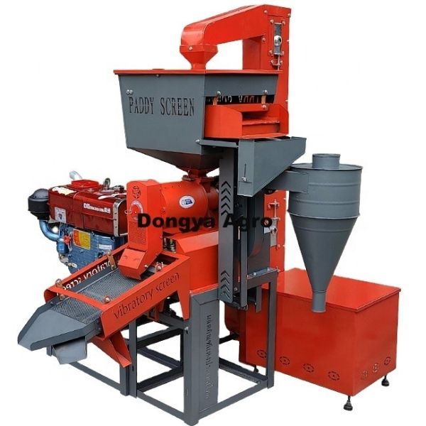 Quality YIFENG AGRO Water-Cooled Diesel Commercial Rice Mill Machine with Auto Lifter for Farm Use for sale