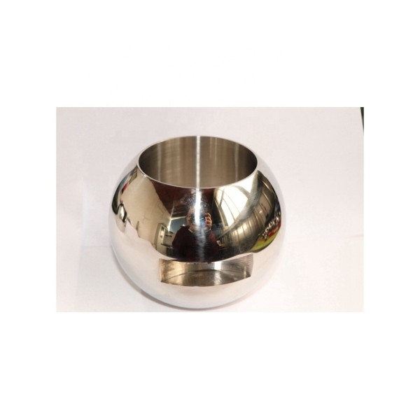 Quality DN25 Stainless Steel 316L Floating Straight Through Valve Ball with Customized OEM Support and Mirror Polished Surface for sale