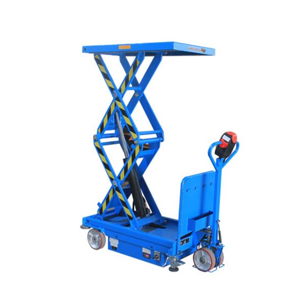 Quality 0.8kw Hydraulic Heavy Duty Mobile Lift Tables 500kg 300kg  800kg 1000kg for sale