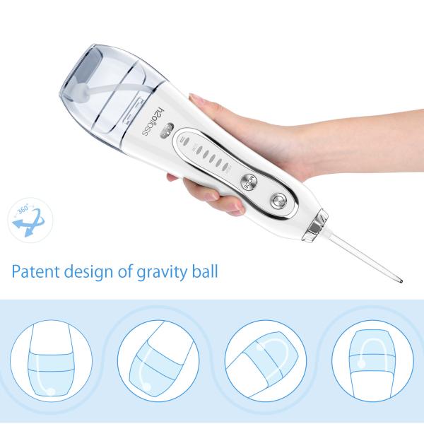 Quality 2500mah Ultrasonic Teeth Cleaner 5 Modes Handheld Water Flosser Portable for sale