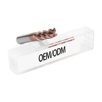 Quality 4 Flute 38 Spiral Angle Tungsten Carbide Flat Endmills for Steel for sale