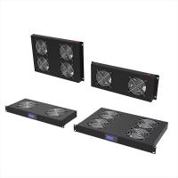 Quality Rack Mounted 2 Cooling Fan 4 Fan Unit Network Cabinet for sale