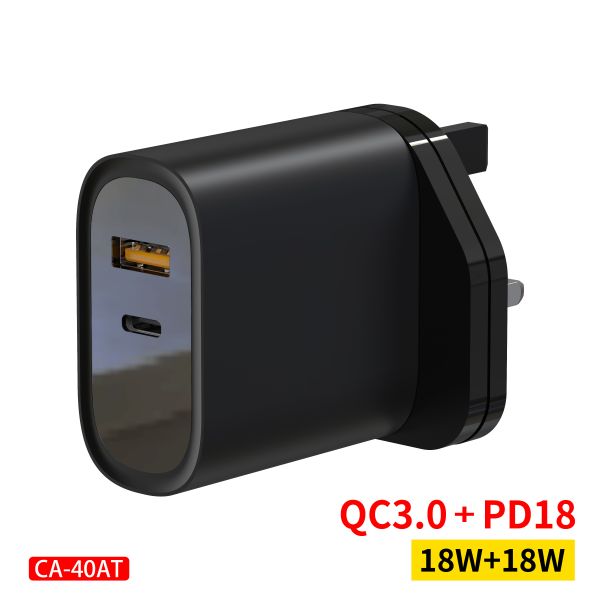 Quality 100g PD Power Adapter , Double Usb Port Charger PC Material For Iphone 12 for sale