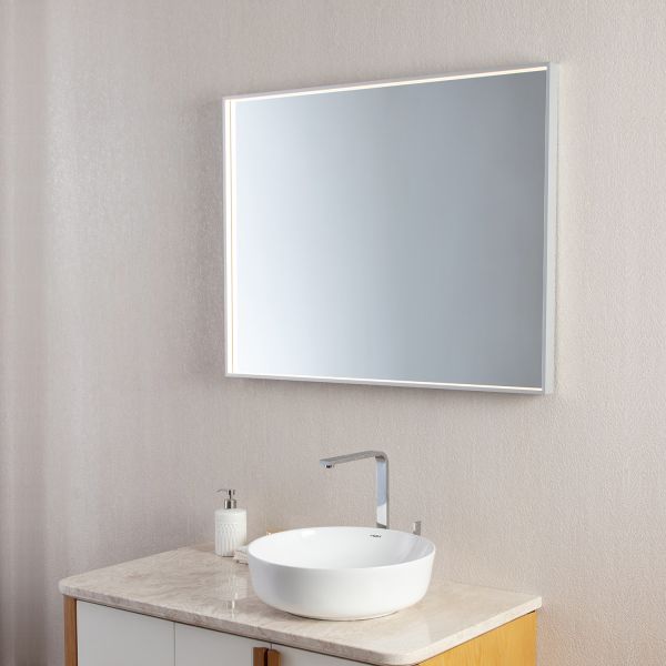 Quality Illuminated Bluetooth Bathroom Mirror With Color Temperature Options And 90° for sale