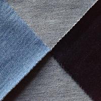 China french terry denim jeans fabric in China factory