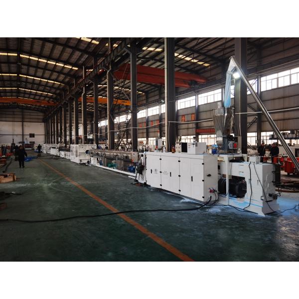 Quality SHENZHEN HYPET High Speed  PVC Pipe Making Machine , PVC-O High Filler Pipe Extrusion Production Line for sale